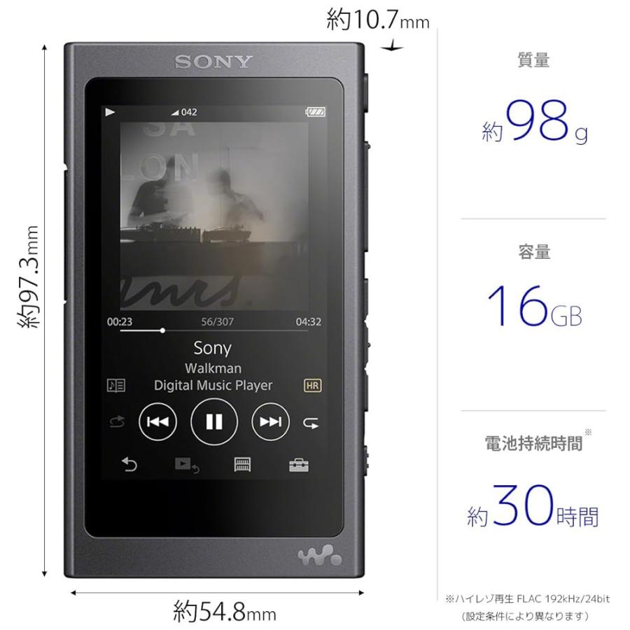 【整備済み品】 ソニー ウォークマン Aシリーズ 16GB NW-A45 : Bluetooth グレイッシュブラック B : リベルダージオンラインYahoo!店 - 通販 - Yahoo ...