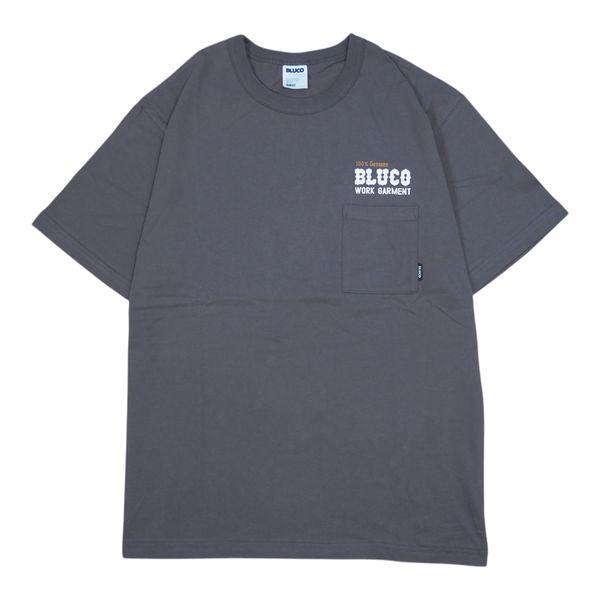 BLUCO BLUCO/ブルコ POCKET TEE -Bolt-/ポケットTシャツ 153-22-012・4color : FREEWAY - 通販 - Yahoo!ショッピング