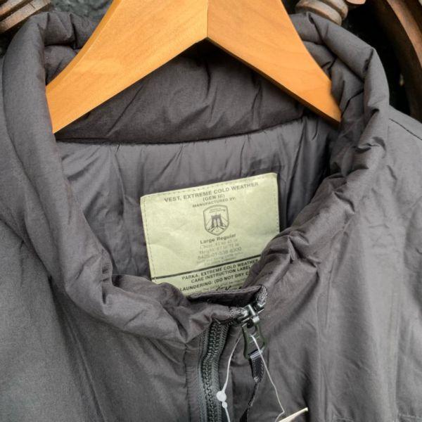 U.S MILITARY / LEVEL7 E.C.W.C.S PRIMALOFT VEST レベル7プリマロフトベスト・BLACK ...
