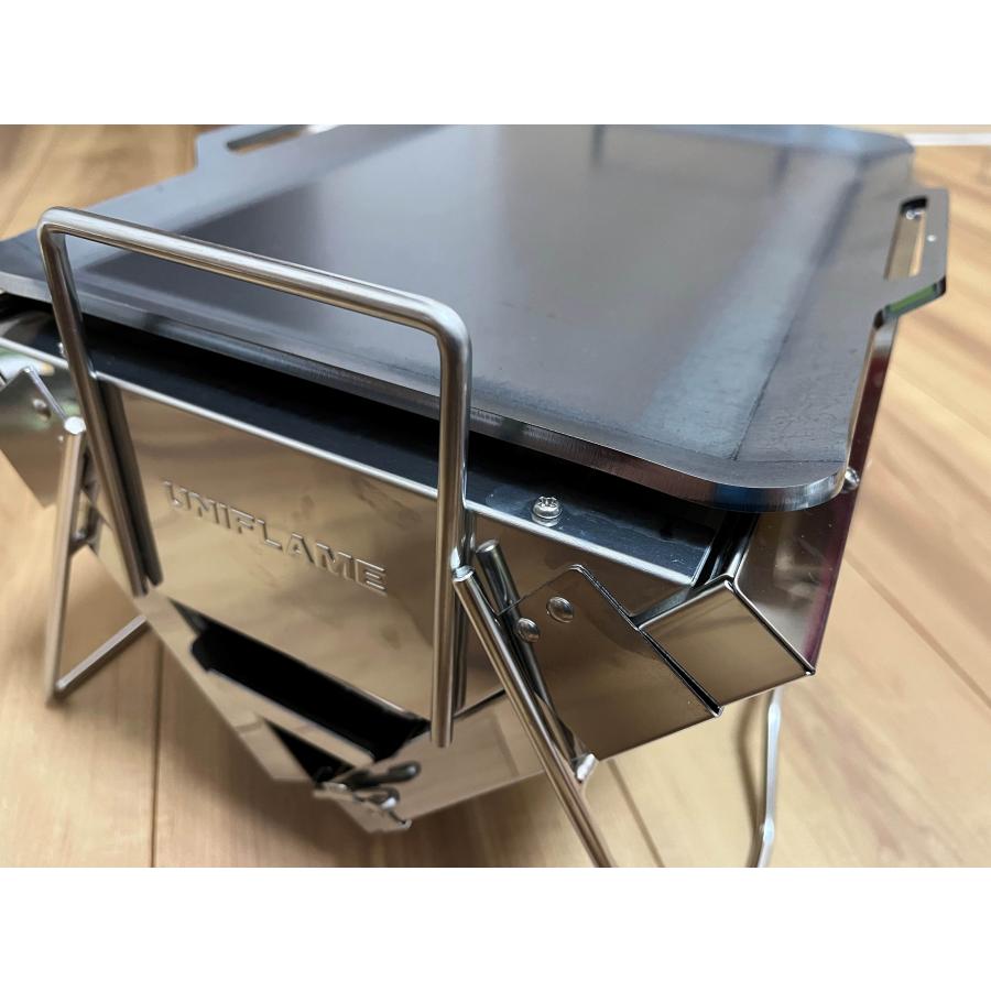 (439) ユニフレーム ユニセラtg-iii ピッタリサイズ 極厚鉄板 ヘラ付 フチ曲げ : Free works - 通販 - Yahoo!ショッピング