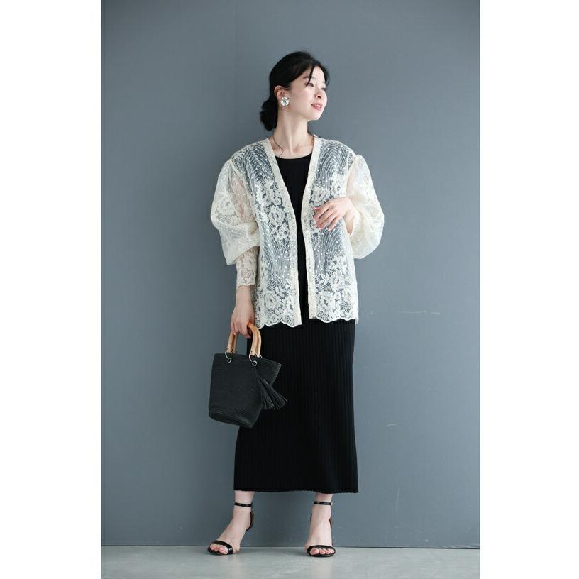 Sから2L対応 優美なレース刺繍のシアーベールブラウストップス : CAWAII - 通販 - Yahoo!ショッピング