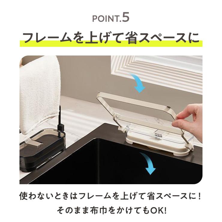 水切りネットホルダー キッチンドレインネオ 三角コーナー 生ごみ 折り畳み キッチンドレイン シンク 台所 キッチン 流し台 水切りネット ...
