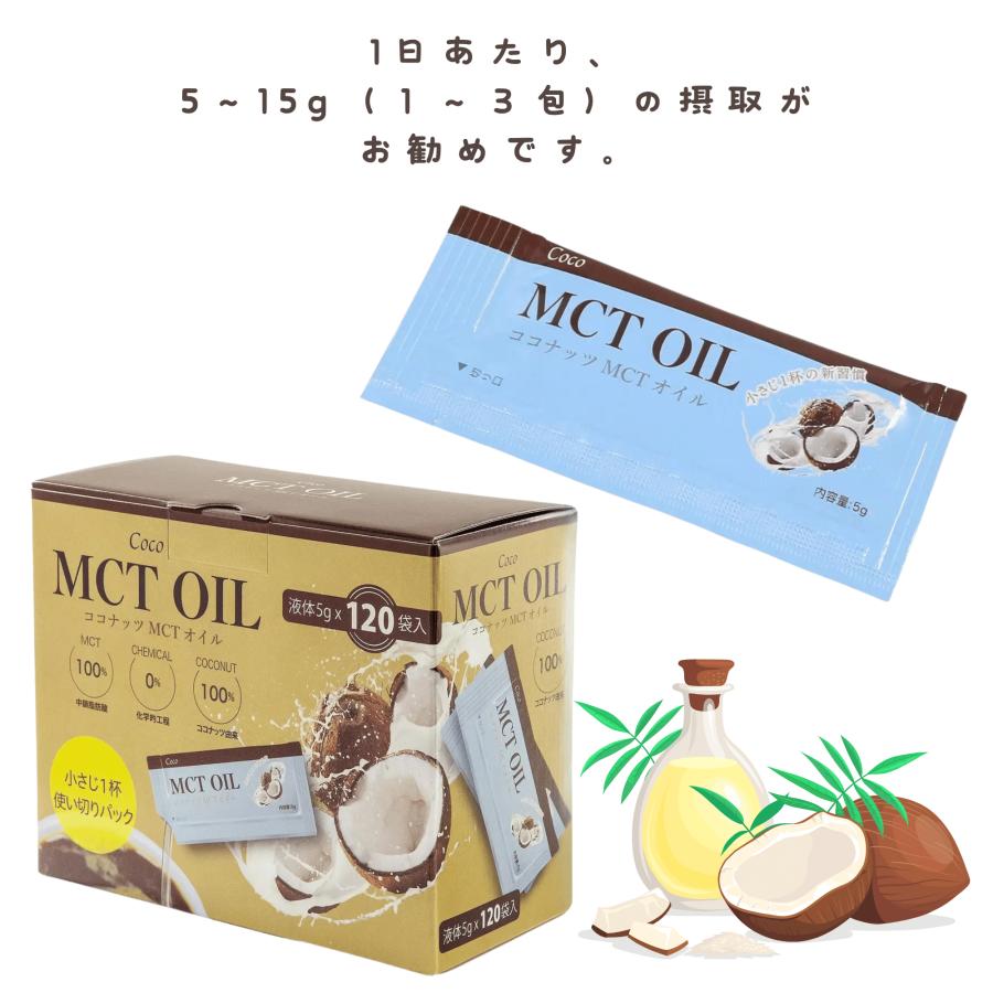Coco（MCTオイル） お試し Coco MCTオイル 5g x 30袋 中鎖脂肪酸 MCT ココナッツ 天然成分100% 個包装 持ち運び 料理 : フレッシュバード - 通販 ...
