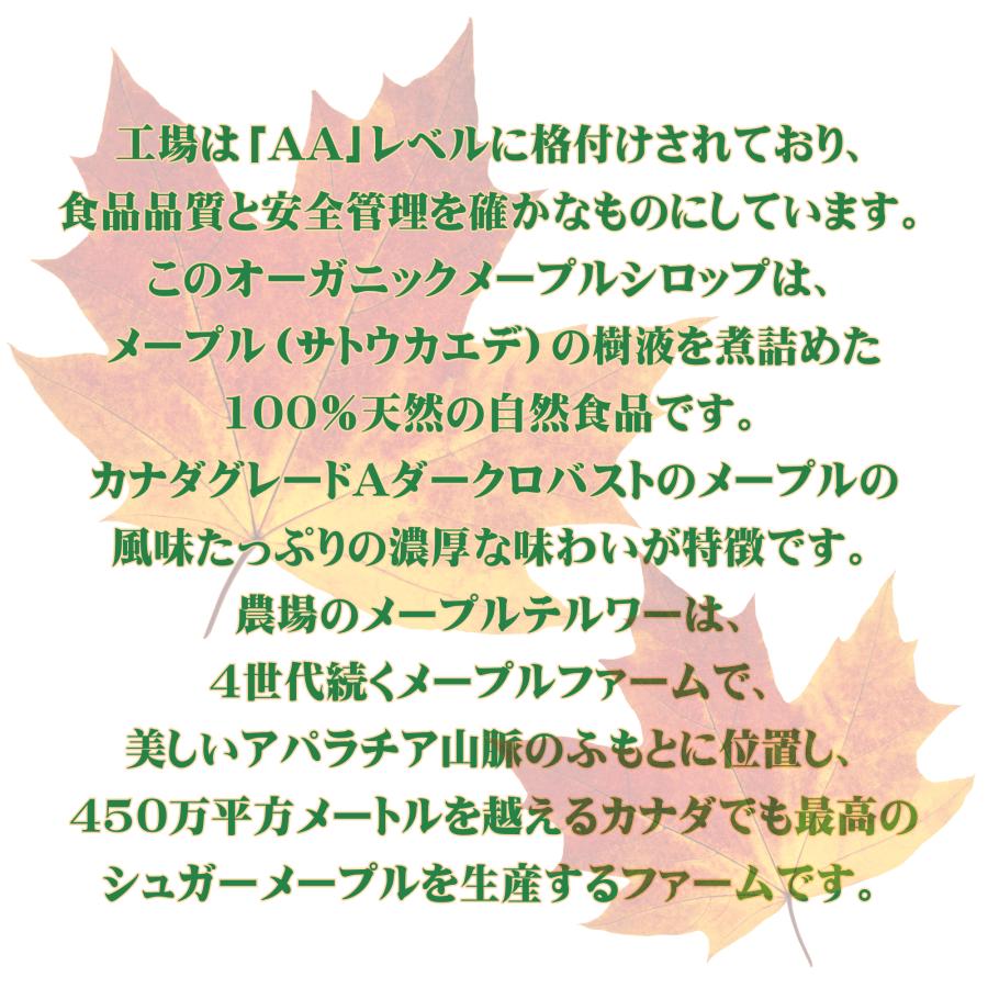 コストコ メープルテルワー オーガニック メープルシロップ 330g x 3本セット グレードAダークロバスト 100％天然 : コストコ商品取扱店フレッシュバード - 通販 - Yahoo ...