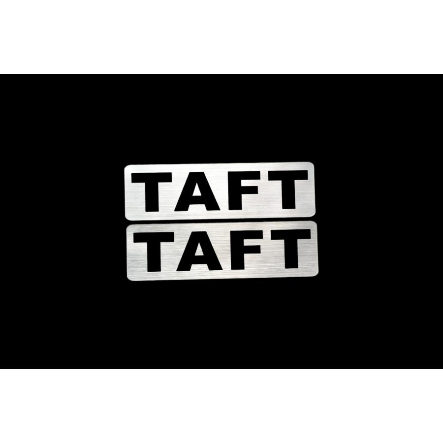 EEE-214-2 TAFT 銀黒 アクリル2層 ステッカー ダイハツ タフト カスタム 前期 後期 2枚1セット : フレイア - 通販 - Yahoo!ショッピング