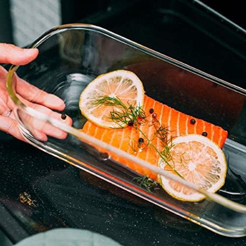 HARIO(ハリオ) 日本製 耐熱ガラス 製 保存容器 角 900ml BUONO kitchen KSTL-90-TW 6個セット クリア : DIYインテリアの店friendlymoon ...