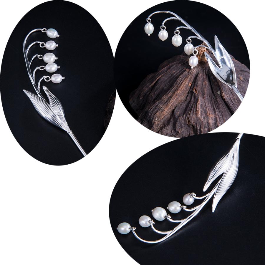 かんざし 簪 シルバー 925銀 s925 すずらん 鈴蘭 kanzasi-silver58 :kanzasi-silver58:KOMUONネットストア - 通販 - Yahoo!ショッピング