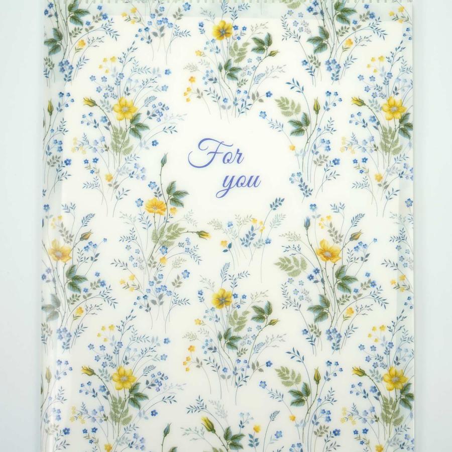 フォトフォルダーカード 青と黄の小花｜cd-400 : フロンティアYahoo!ショップ - 通販 - Yahoo!ショッピング