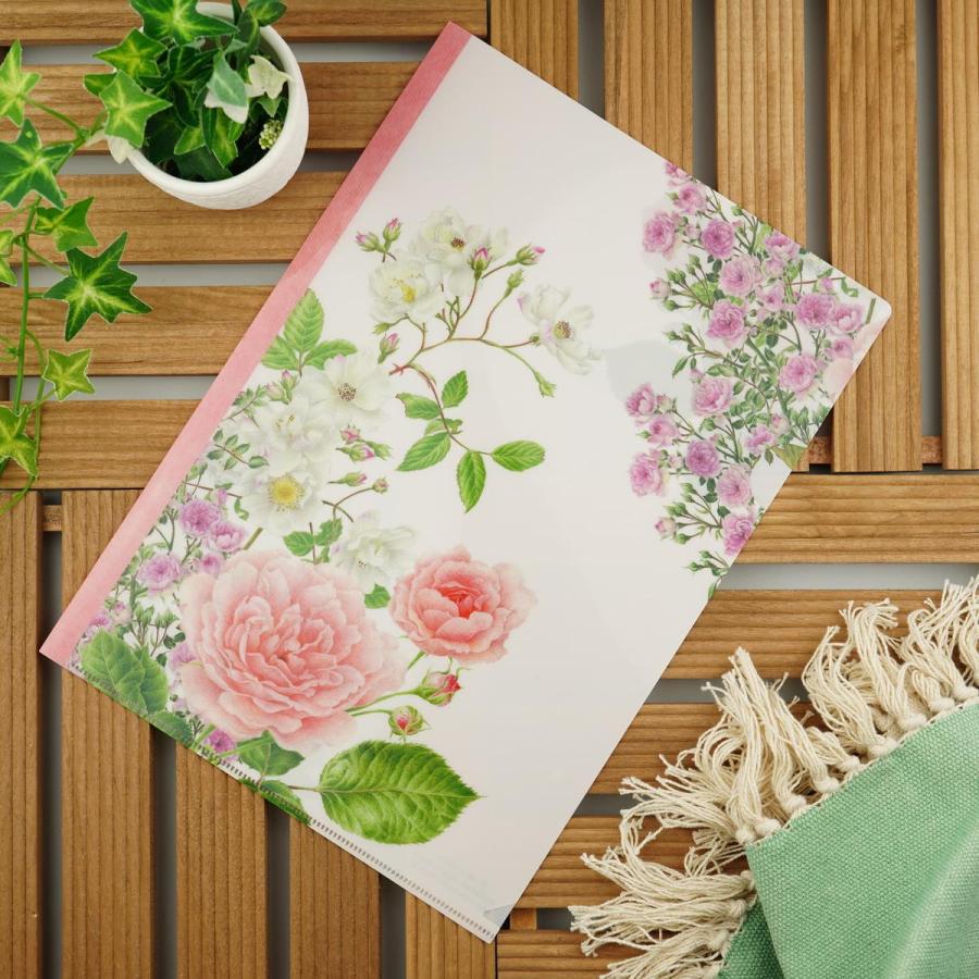 クリアフォルダ A4 ボタニカルローズ｜cf-136 : フロンティアYahoo!ショップ - 通販 - Yahoo!ショッピング