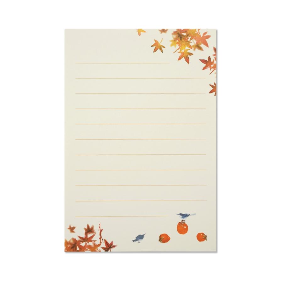 はがき箋 柿紅葉｜hgs-486 : フロンティアYahoo!ショップ - 通販 - Yahoo!ショッピング