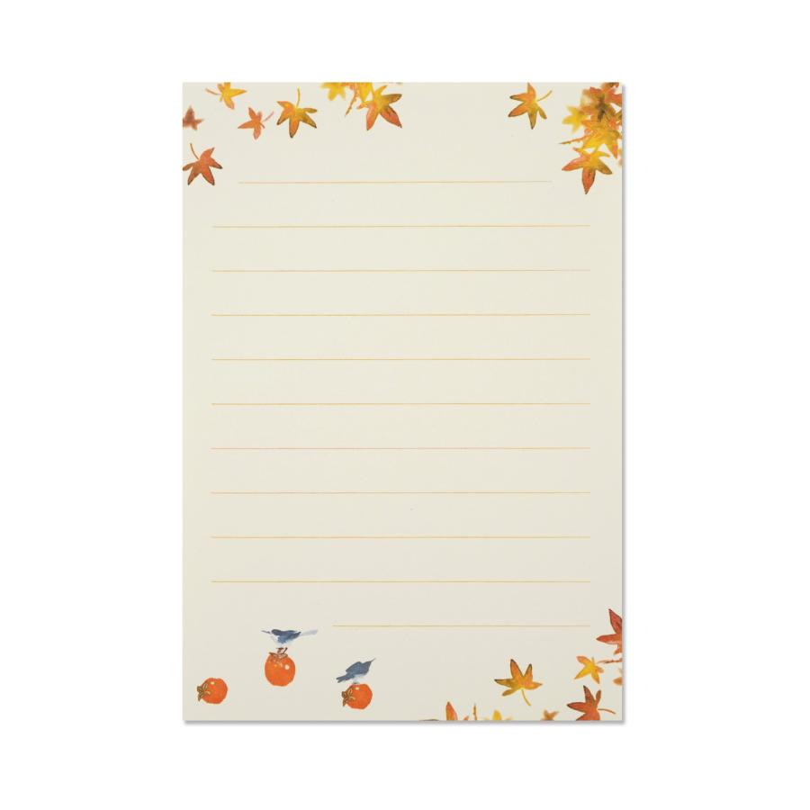 はがき箋 柿紅葉｜hgs-486 : フロンティアYahoo!ショップ - 通販 - Yahoo!ショッピング