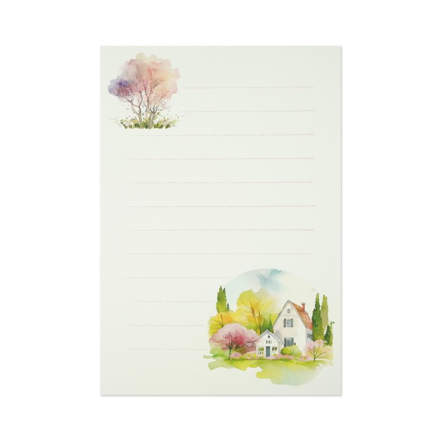 はがき箋 春の郷より｜hgs-497 : hgs-497 : フロンティアYahoo!ショップ - 通販 - Yahoo!ショッピング