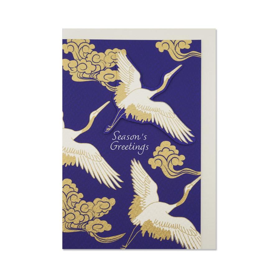 立体和風クリスマスカード 空舞う鶴｜jxcd-134 : jxcd-134 : フロンティアYahoo!ショップ - 通販 - Yahoo!ショッピング