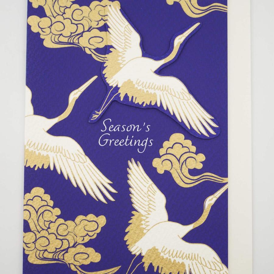 立体和風クリスマスカード 空舞う鶴｜jxcd-134 : jxcd-134 : フロンティアYahoo!ショップ - 通販 - Yahoo!ショッピング