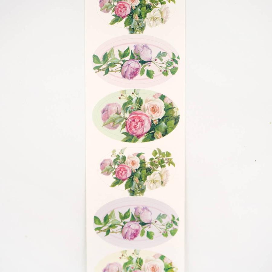 【FSC認証製品・森林認証紙使用】 レターセット シール付 橋本不二子 ローズ｜lst-244 便箋12枚 封筒6枚 封緘シール6枚 罫線あり ...