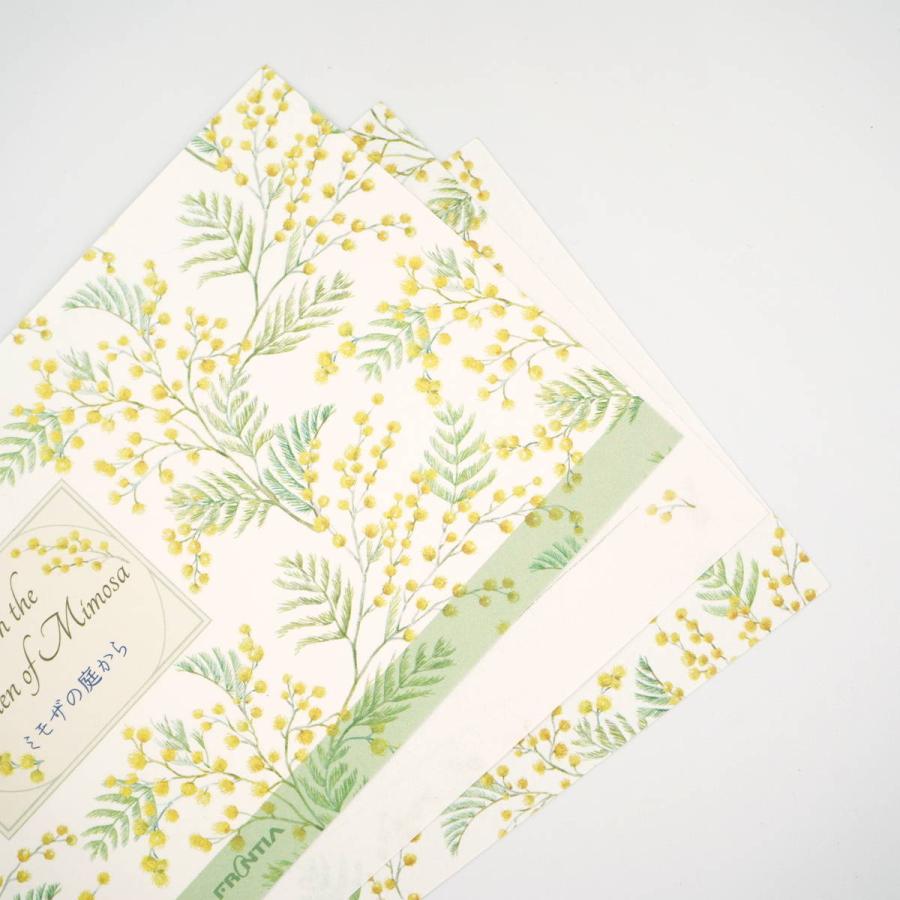 一筆箋 ミモザの庭から｜mp-596 : mp-596 : フロンティアYahoo!ショップ - 通販 - Yahoo!ショッピング