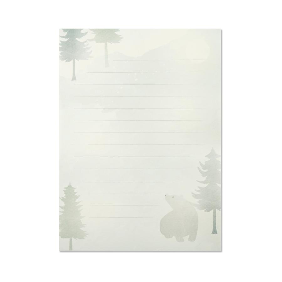 便箋 雪の森｜pd-662 : pd-662 : フロンティアYahoo!ショップ - 通販 - Yahoo!ショッピング