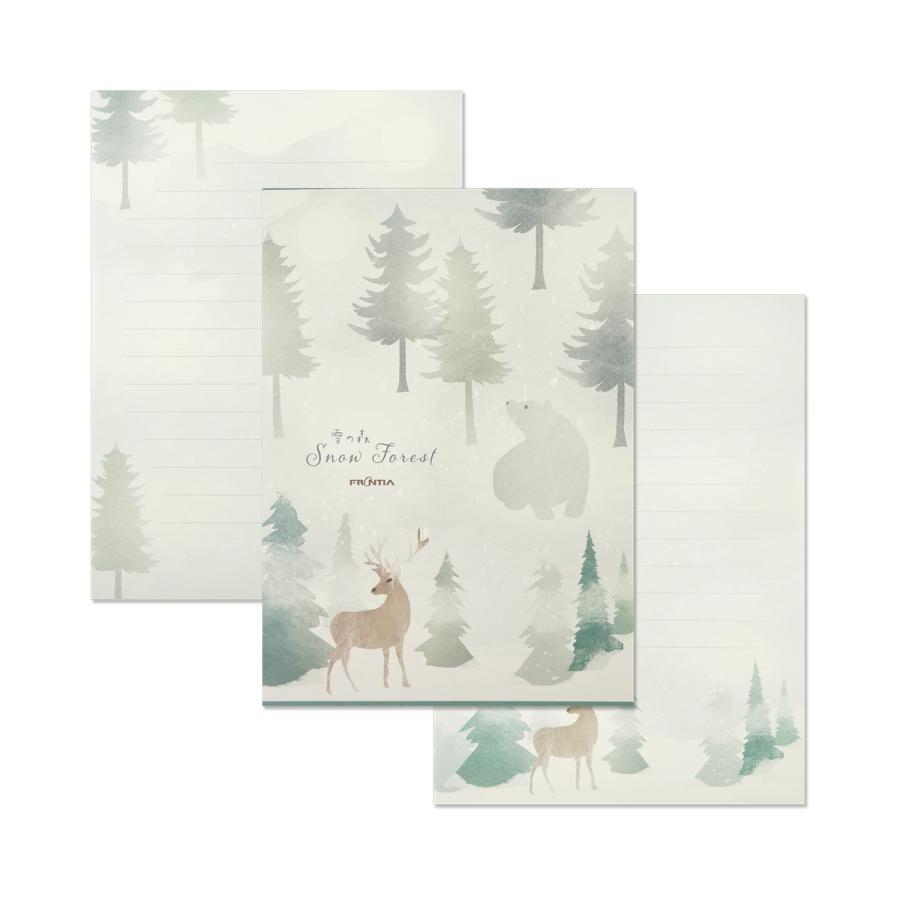 便箋 雪の森｜pd-662 : フロンティアYahoo!ショップ - 通販 - Yahoo!ショッピング