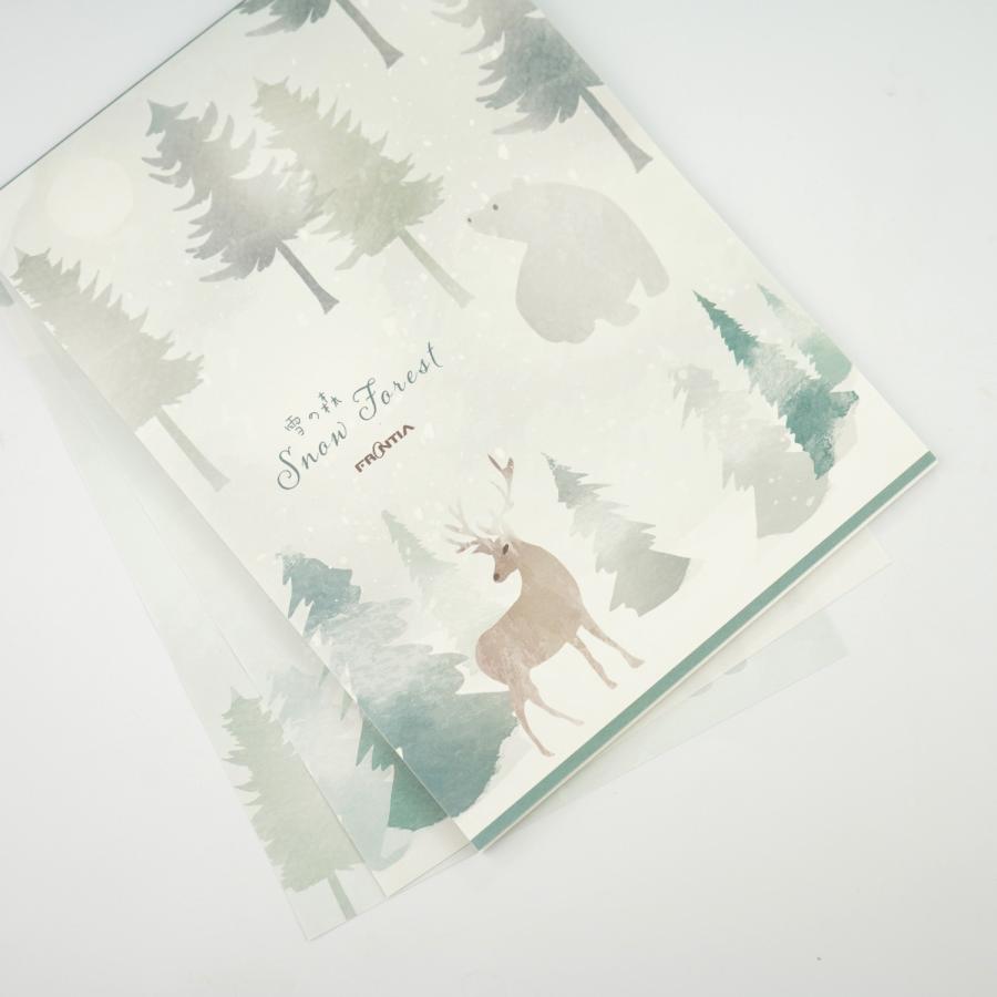 便箋 雪の森｜pd-662 : フロンティアYahoo!ショップ - 通販 - Yahoo!ショッピング