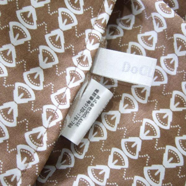 ドゥクラッセ 新品同様/ドゥクラッセ DoCLASSE チュニック 大きいサイズ 表記 15号 3L 相当 古着 茶 ブラウン レディース 春 夏 トップス 幾何学柄 長袖 : フルフル ...