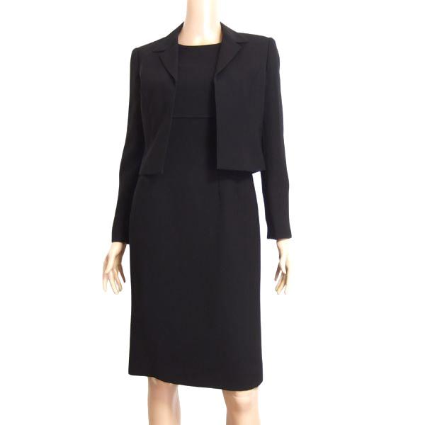 美品/プラタエレガンス PLATA Elegance ブラックフォーマルワンピーススーツ 小さい 表記 7号 S 相当 黒 レディース 春 夏 冠婚葬祭 喪服 : フルフルマーケット ...