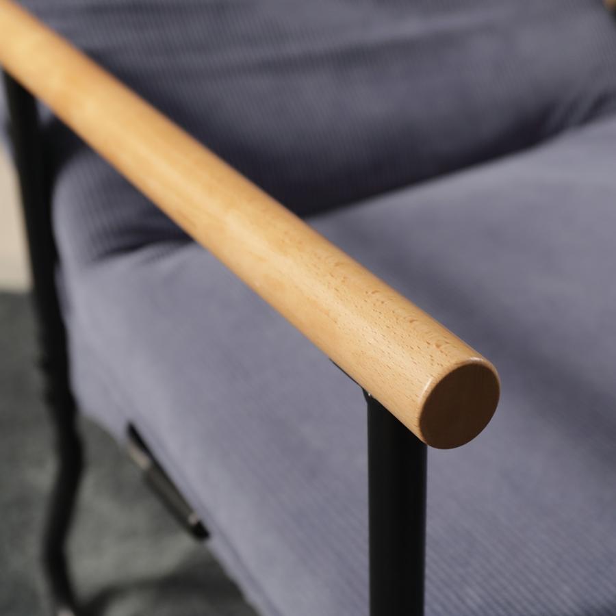 リクライニングチェア パーソナルチェア リラックスチェア ポケットコイル 肘付き 北欧 シンプル フット付き エンケル SBL : f.select store ヤフー店 - 通販 ...