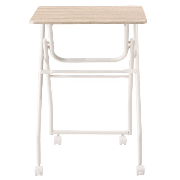 キャスター付フォールディングテーブル 折りたたみ式テーブル ハイテーブル キャスター付き PT-300WH : f.select store ヤフー店 - 通販 - Yahoo!ショッピング