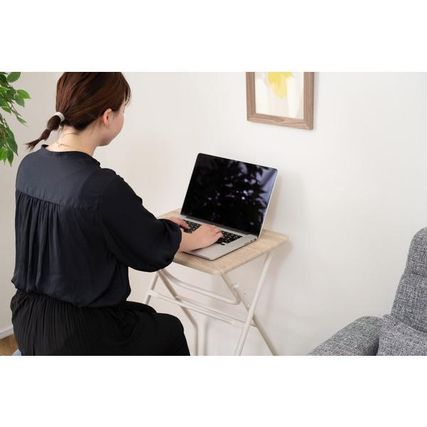 キャスター付フォールディングテーブル 折りたたみ式テーブル ハイテーブル キャスター付き PT-300WH : f.select store ヤフー店 - 通販 - Yahoo!ショッピング