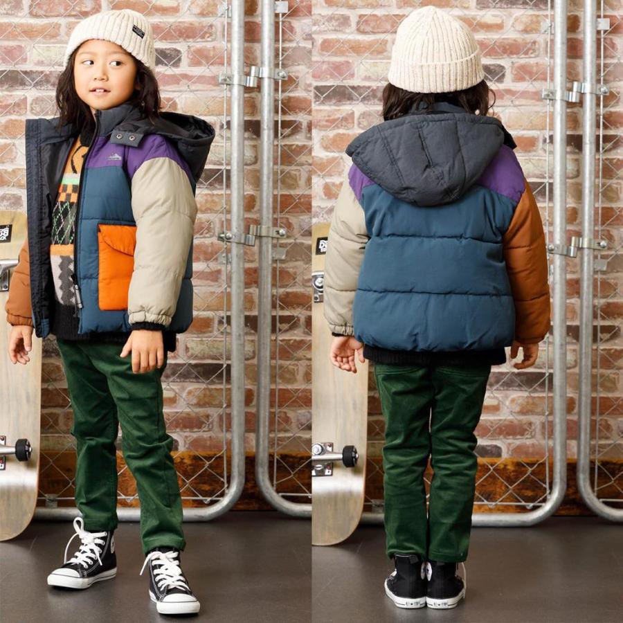キッズ アウター ジャケット コート かっこいい おしゃれ フェイクダウン 中綿ジャケット F.O ふわ軽インサレーションアウター F.O.KIDS アウトドア R401013 ...