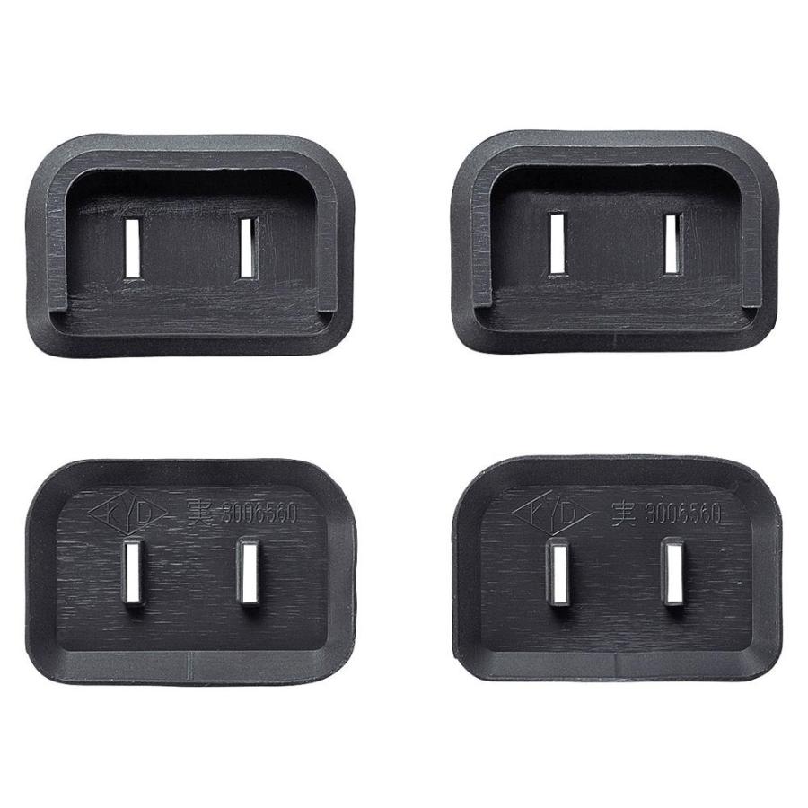 プラグ安全カバー 2PL型用(ブラック・4個入) TAP-PSC2NBK : 1484809 : 通販奉行 - 通販 - Yahoo!ショッピング