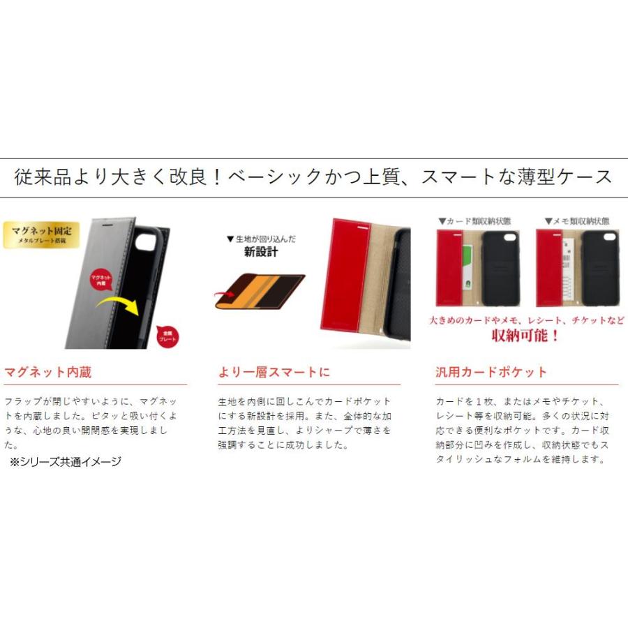 iPhoneXS iPhoneX 薄型PUレザーフラップケースPRIME レッド LP-IPSRLPRD : 通販奉行 - 通販 - Yahoo!ショッピング