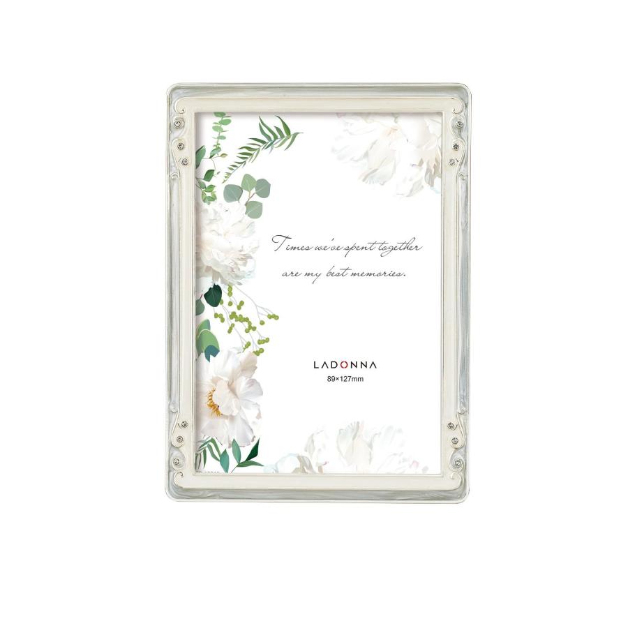ラドンナ フォトフレーム 写真たて サービス判 グレー×ホワイト BJ38-L-GY : 通販奉行 - 通販 - Yahoo!ショッピング