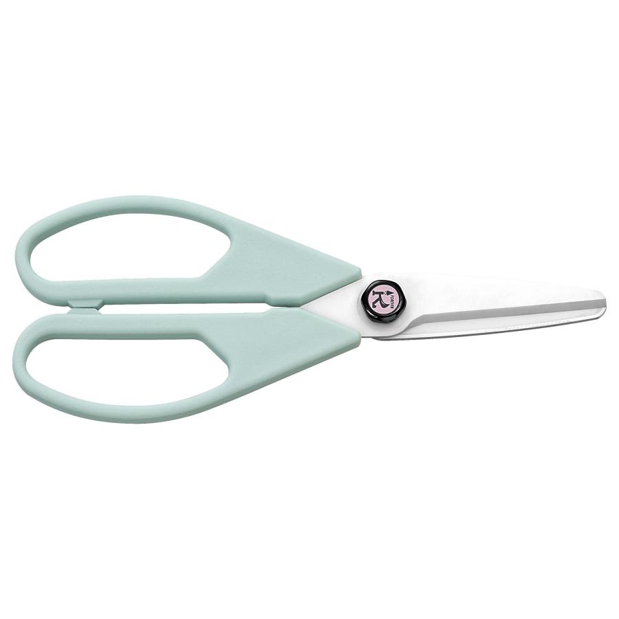 はさみ 鋏 キッチンバサミ 錆びにくい 抗菌 セラミック 清潔 キッチン用品 料理 調理器具 フォーエバー 銀セラミックはさみ 中 グリーン ...