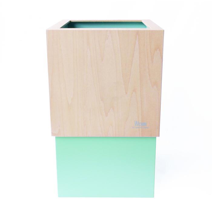 W CUBE Mサイズ ダブルキューブM ダストボックス 40L Pbg ペールブルーグリーン YK09-020 : 通販奉行 - 通販 ...