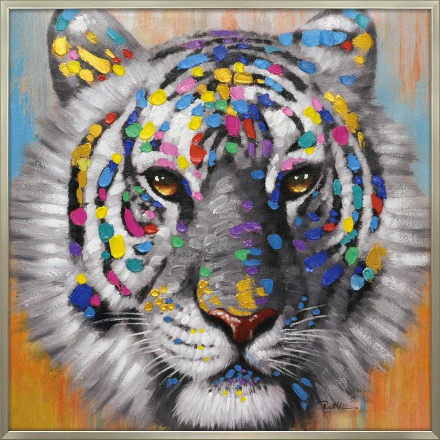 ユーパワー オイルペイント アート「カラフル タイガー」 OP-25083 : 通販奉行 - 通販 - Yahoo!ショッピング