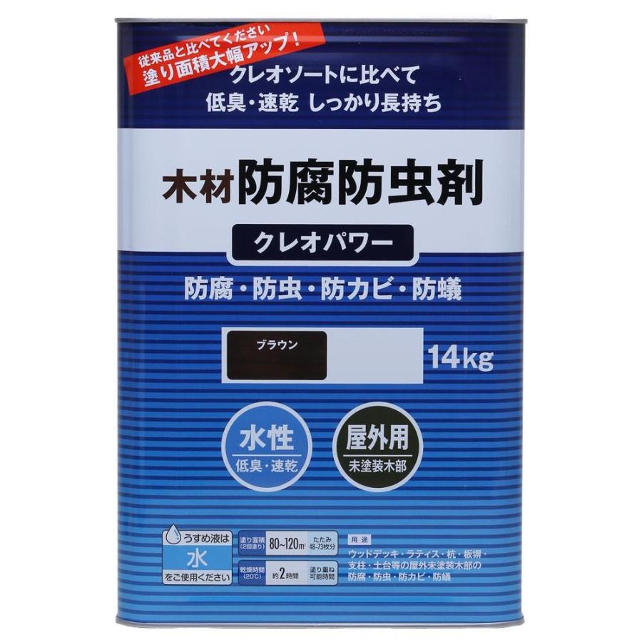 和信ペイント クレオパワー ブラウン 14kg : 通販奉行 - 通販 - Yahoo!ショッピング