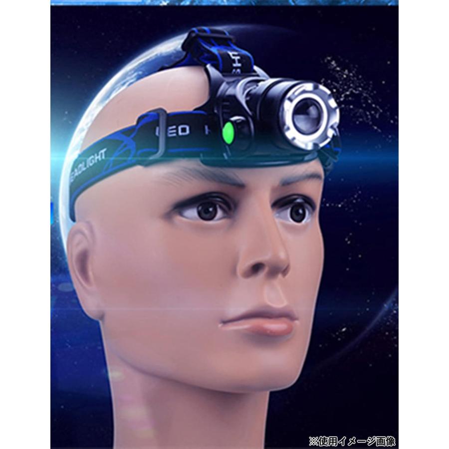 強力照射LEDズームヘッドライト ブラック : 通販奉行 - 通販 - Yahoo!ショッピング