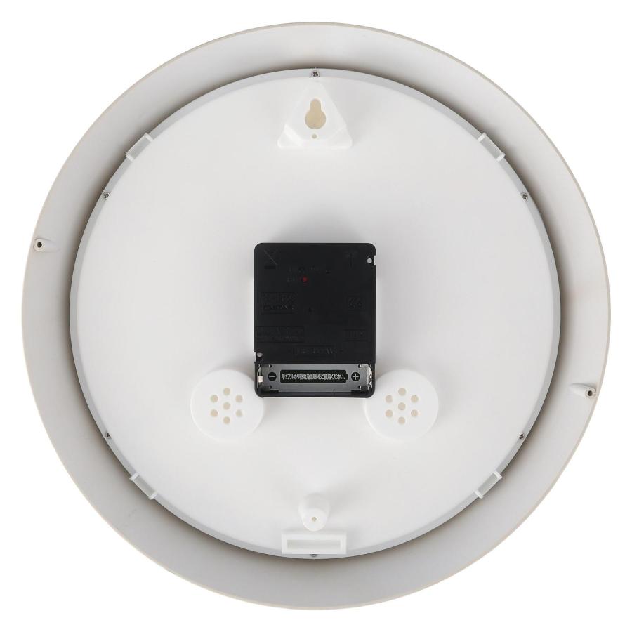 不二貿易 C/D:99275 電波掛時計 カペラ Φ27cm WH(27268) 99275 : 通販奉行 - 通販 - Yahoo!ショッピング
