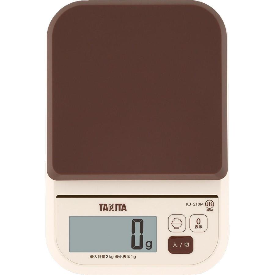 TANITA タニタ デジタルクッキングスケール KJ-210M ブラウンM : 1912315 : 通販奉行 - 通販 - Yahoo!ショッピング