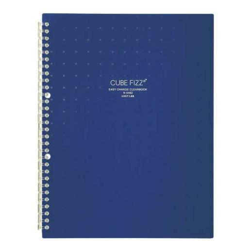 LIHIT LAB.(リヒトラブ) CUBE FIZZ イージーチェンジ・クリヤーブック A4 S型(タテ型) 10ポケット ネイビー N-6482-11 : 通販奉行 - 通販 ...