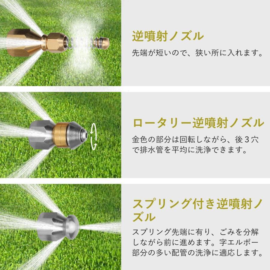 ankon ケルヒャー パイプクリーニングホース 10m パイプクリーナーホース K2 K3 K4 K5 K7 Kシリーズ高圧洗浄機に対 : fuchsia1 - 通販 - Yahoo!ショッピング