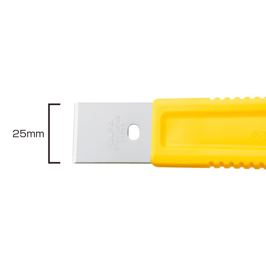 OLFA オルファ スクレーパーS型 35SB 左右両用 刃幅 25mm : ふどたす - 通販 - Yahoo!ショッピング