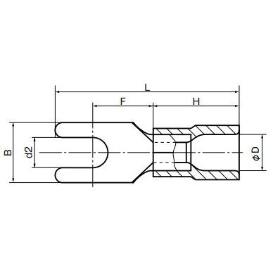 TMEX0.3Y-3：銅線用環境配慮形絶縁被覆付圧着端子（Y形）先開形 0.3平方mm 100個入 黄色 : tmex03y-3-y : ヨナシンホーム ヤフー店 - 通販 - Yahoo ...
