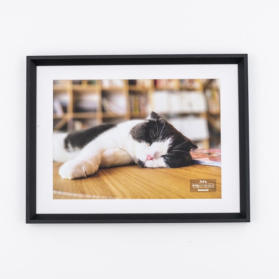 ナカバヤシ 木製写真額／A4／ブラック F-SW-121-D : フエルショップ - 通販 - Yahoo!ショッピング