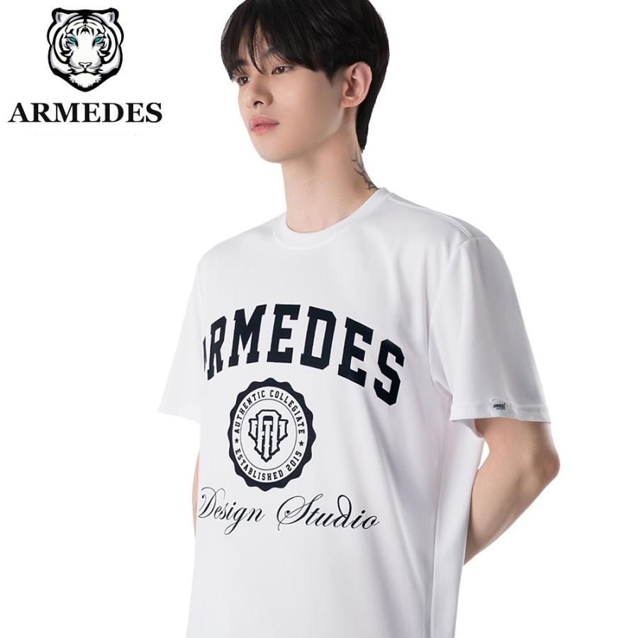 送料無料 ARMEDES アルメデス Tシャツ 接触冷感 吸汗速乾 アートグラフィック 半袖 ドライ素材 ユニセックス 男女兼用 S-3XL 全2色 オールシーズン AR807 : フェルザ ...