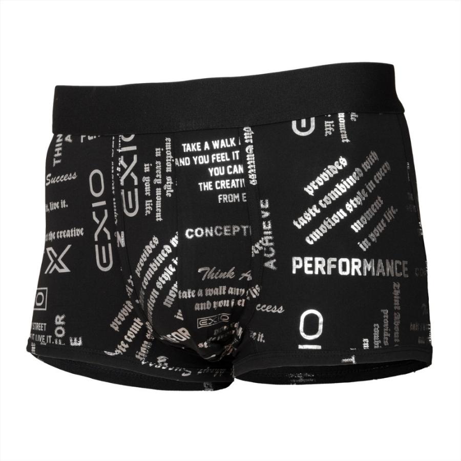 EXIO 単品2枚セット ネコポス 送料無料 エクシオ ボクサーパンツ メンズ 総柄 3色 インナー 柄 パンツ アンダーウェア 男性 下着 ...