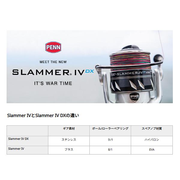 Penn（ペン） Slammer IV DX スラマー4 デラックス 6500 DX スピニング