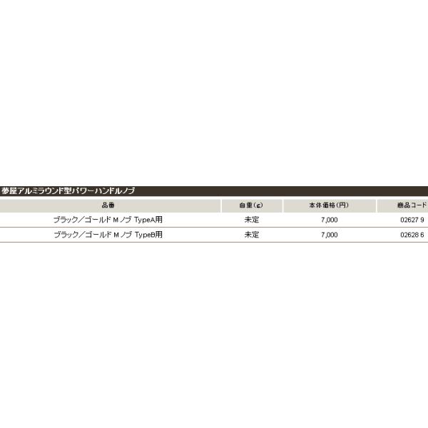シマノ（SHIMANO） 夢屋 アルミラウンド型 パワーハンドルノブ