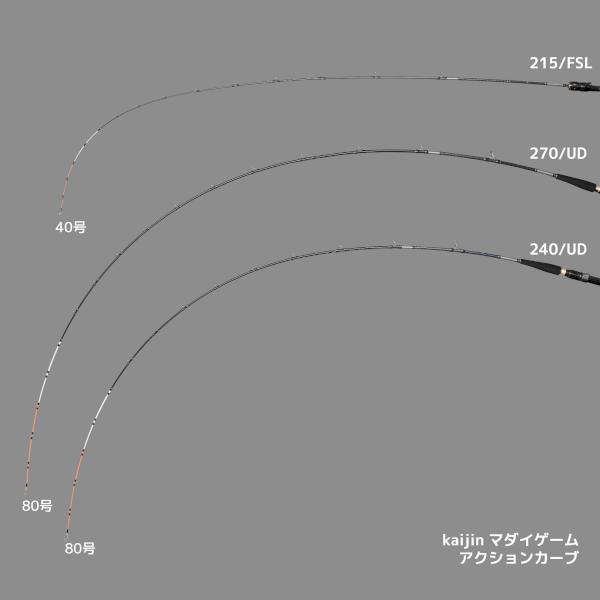 アルファタックル kaijin (海人) マダイゲーム 215/FSL 2.15m : 4516508519679 : 釣具・フーガショップ1 - 通販 - Yahoo!ショッピング