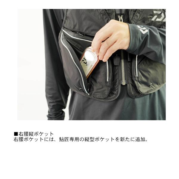 DAIWA（釣り） ダイワ (daiwa) DV-3025 ショートフィッシングベスト ブラック M (2025年 新製品) : 釣具・フーガショップ1 - 通販 - Yahoo!ショッピング
